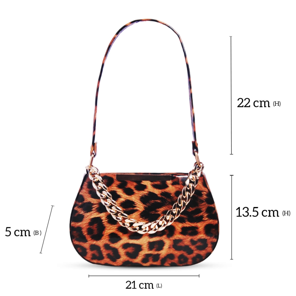 Leopard Print Shoulder Bag - Luvisha