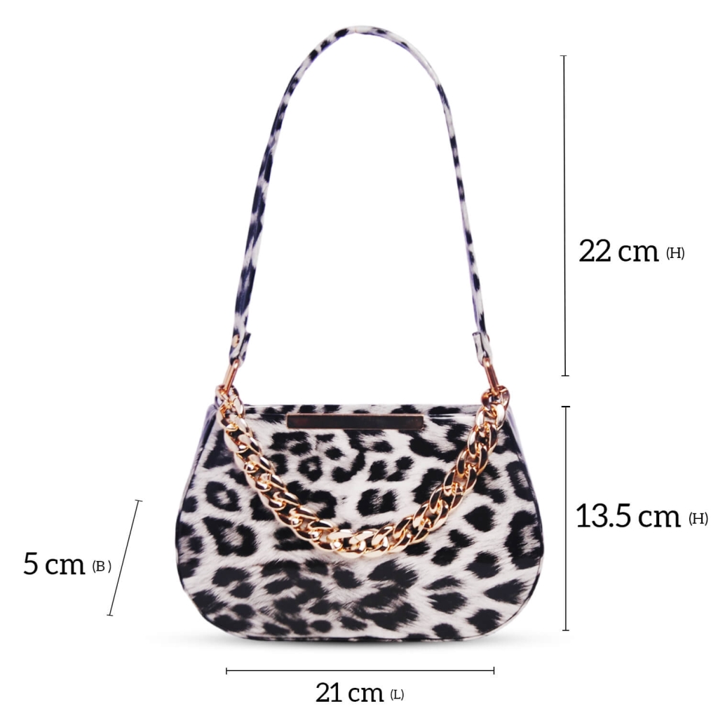 Leopard Print Shoulder Bag - Luvisha